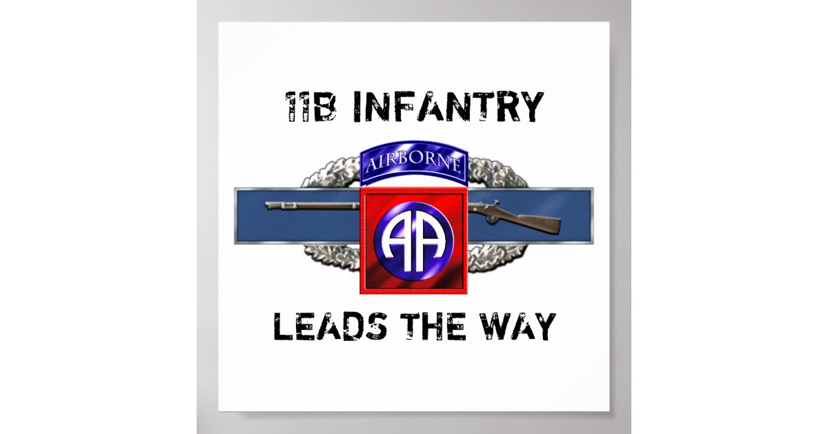 11B 82nd Airborne Division Poster | Zazzle