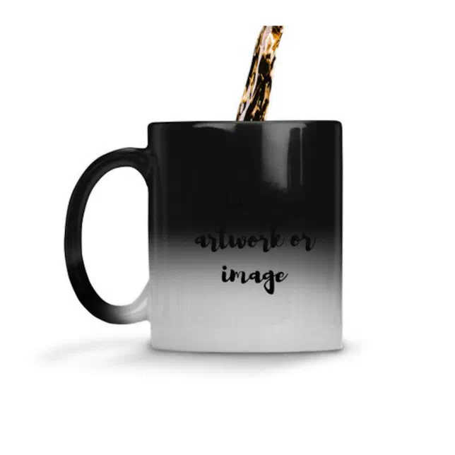 11Oz Personalized Black MAGIC Color Changing Mug | Zazzle
