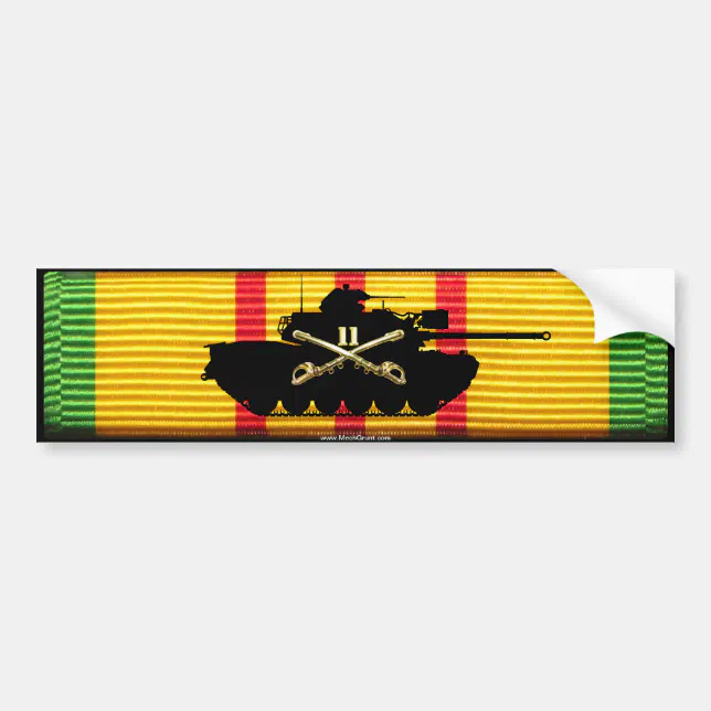 11th ACR M48A3 on VSM Bumper Sticker | Zazzle