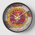 11th Air Defense Artillery Brigade Desert Storm Clock | Zazzle