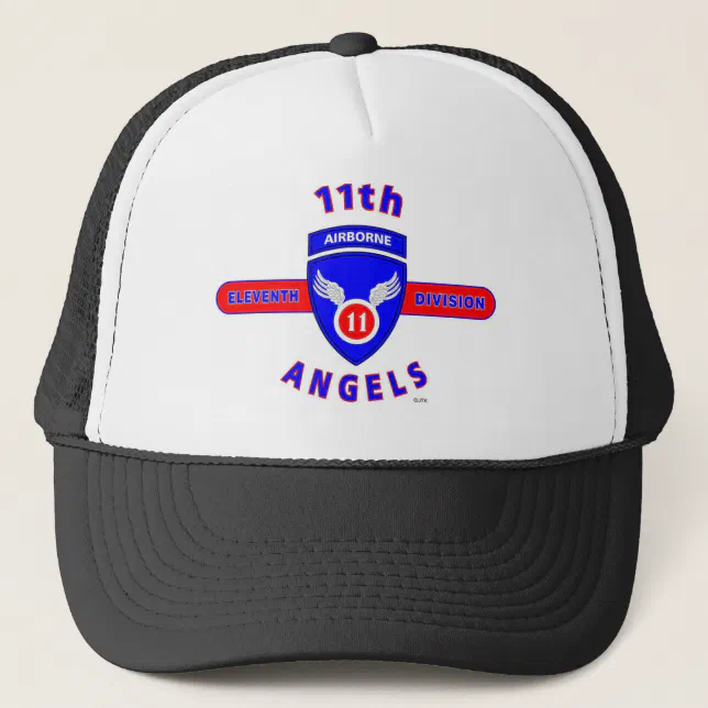 11TH AIRBORNE DIVISION "ANGELS" TRUCKER HAT | Zazzle