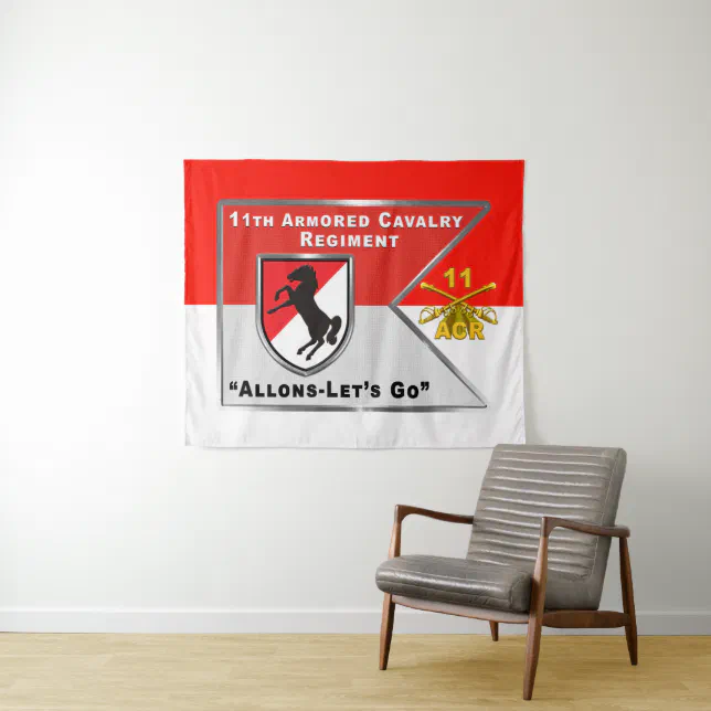 11th Armored Cavalry Regiment ACR Tapestry | Zazzle