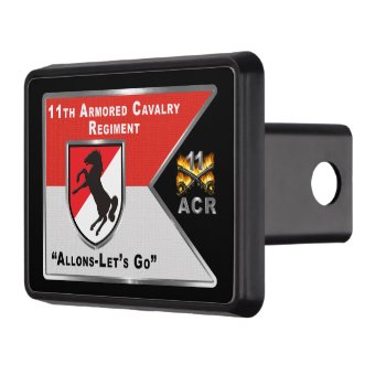 11th Armored Cavalry Regiment Customized Guidon Hitch Cover | Zazzle