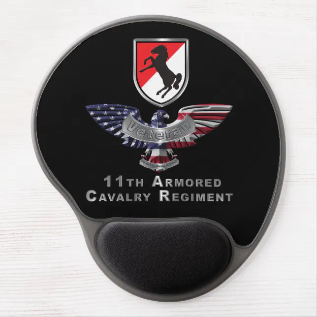 11th Armored Cavalry Regiment “Veteran" Gel Mouse Pad | Zazzle