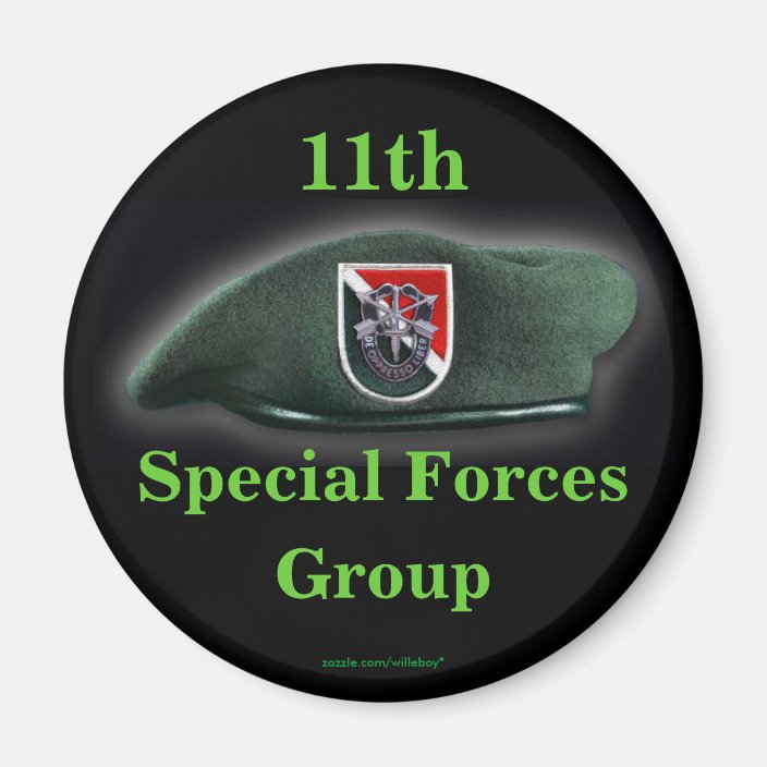 11th special forces flash vet iraq magnet nam vfw | Zazzle.com
