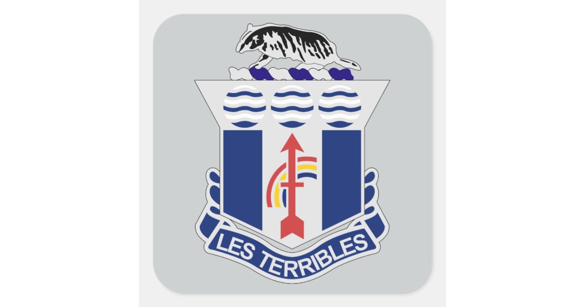 127th Infantry Regiment Square Sticker | Zazzle