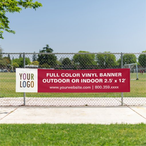 12' Extra Large Vinyl Banner Outdoor or Indoor | Zazzle