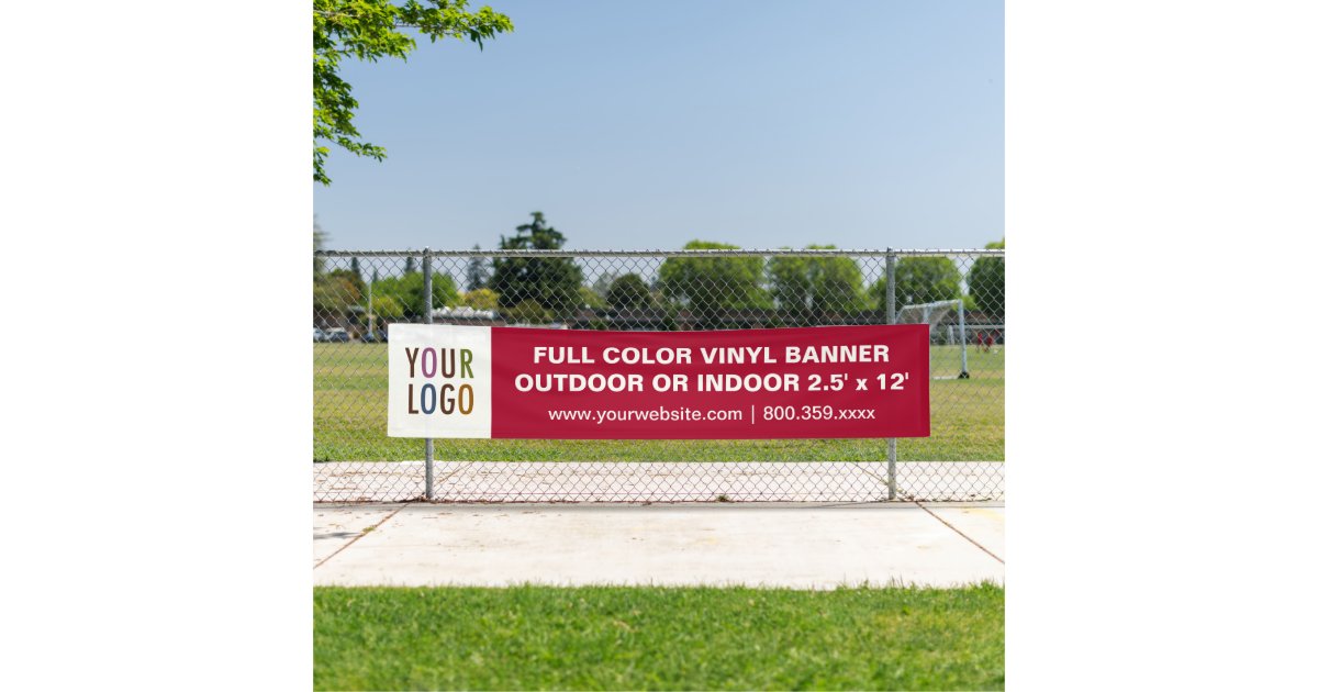 12' Extra Large Vinyl Banner Outdoor or Indoor | Zazzle