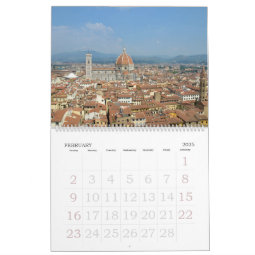 12 month Tuscany, Italy Photo Calendar | Zazzle