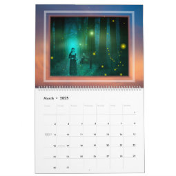 12 Month Witchcraft Magick Wicca Magic Planner Calendar | Zazzle