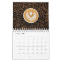 12 Months of Coffee & Cafe Elegant Themed Calendar | Zazzle