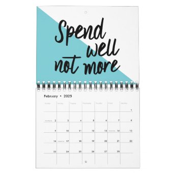 12 Months of Inspirational Quotes Calendar | Zazzle