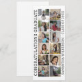 12 Photo Collage Congratulations Graduate Card | Zazzle