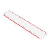 12" Plastic Ruler | Zazzle