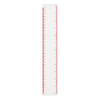 12" Plastic Ruler | Zazzle