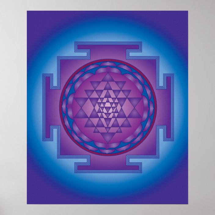 12 SRI YANTRA - TRANSCENDENCE POSTER | Zazzle.com