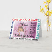 12 step recovery slogans card | Zazzle