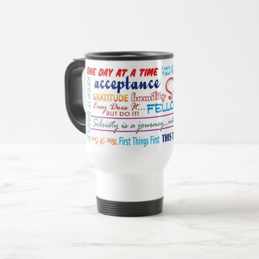 12 step recovery slogans mug | Zazzle