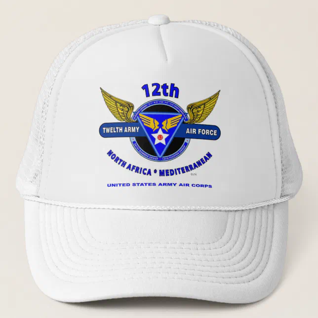 12th Army Air Force World War II Trucker Cap | Zazzle