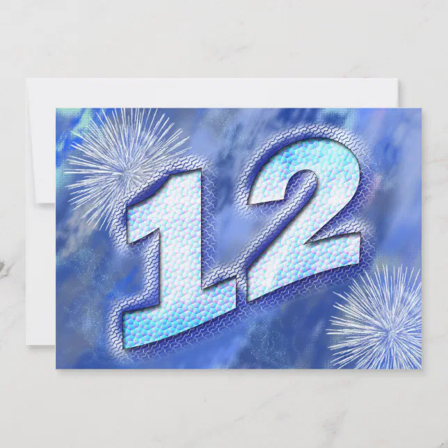 12th Birthday Party Invitation | Zazzle