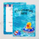 12th Birthday Pool Party With Yellow Duck Invitation | Zazzle