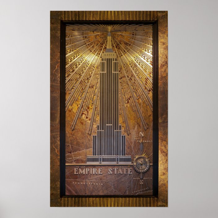 12x20 Empire State Building Poster Print | Zazzle.com