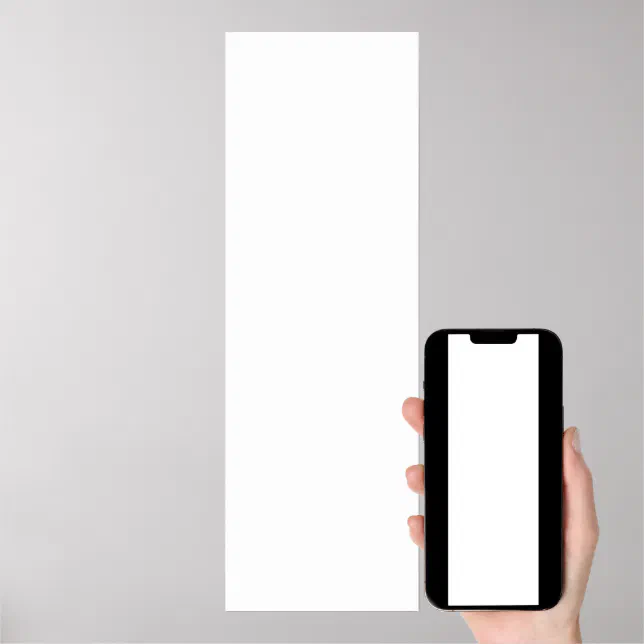 12x36" Poster DIY template + IMAGEs TEXT RESIZE | Zazzle