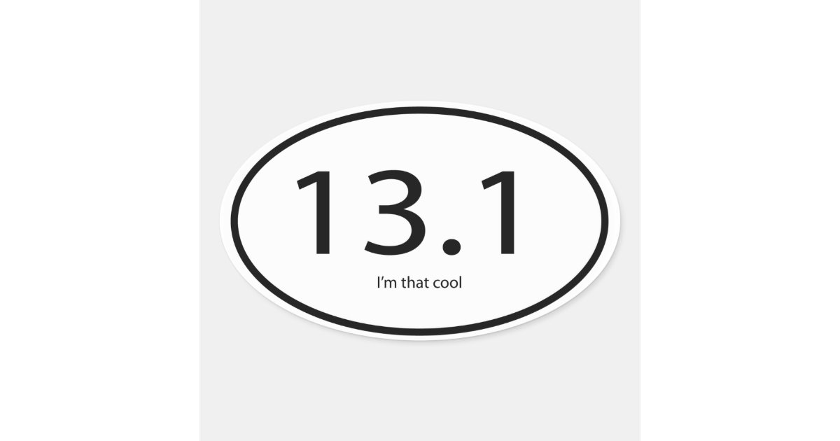 13.1 Sticker | Zazzle