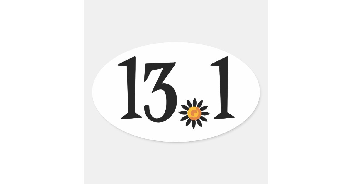 13.1 sticker | Zazzle