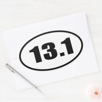 13.1 Sticker Black Text on White Background | Zazzle