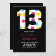 13 Birthday Party Invitation | Zazzle