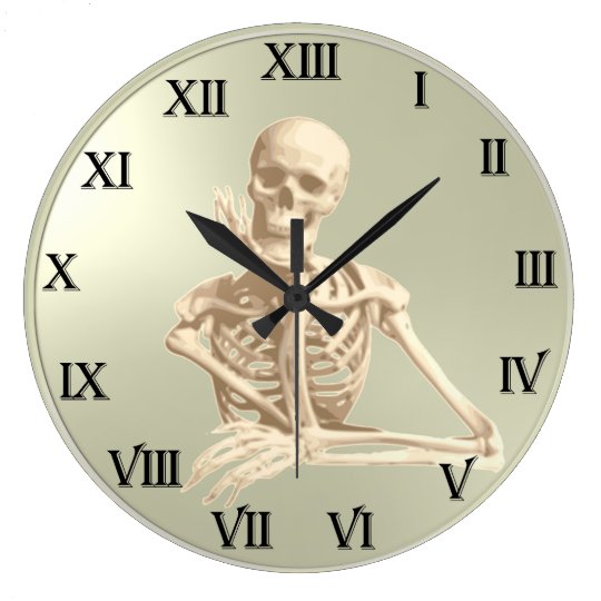 13 Hour Clock Friendly Skeleton | Zazzle.com