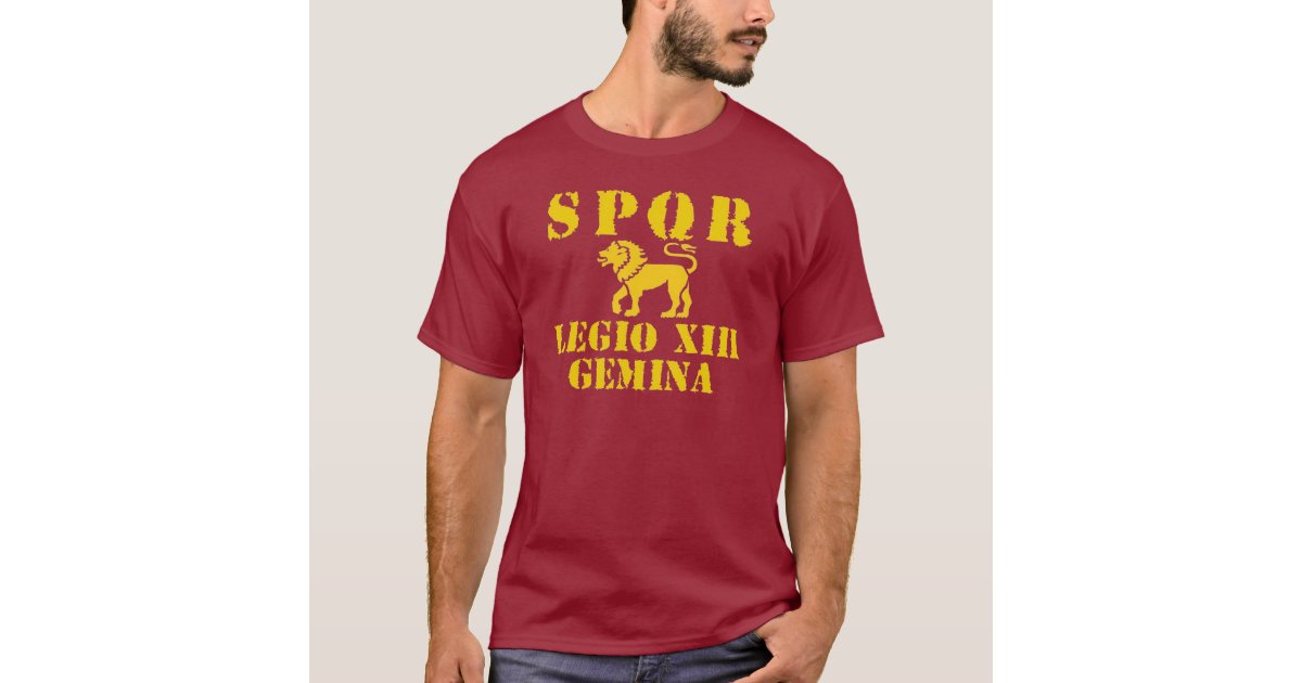 13 Julius Caesar 13th Gemini Roman Legion T-shirt | Zazzle