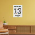 13th Birthday Anniversary Number 13 Photo Collage Poster | Zazzle