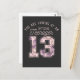 13th Birthday Flowers Official Teenager Girls Postcard | Zazzle