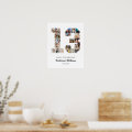 13th Birthday Number 13 Custom Photo Collage Poster | Zazzle