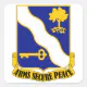 143rd Infantry Regiment - Arms Secure Peace Square Sticker | Zazzle