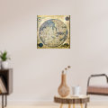 1450 World Map by Venetian Monk Fra Mauro Poster | Zazzle