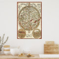 1480 Woodcut World Map Poster | Zazzle