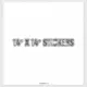 14 " X 14" STICKERS | Zazzle