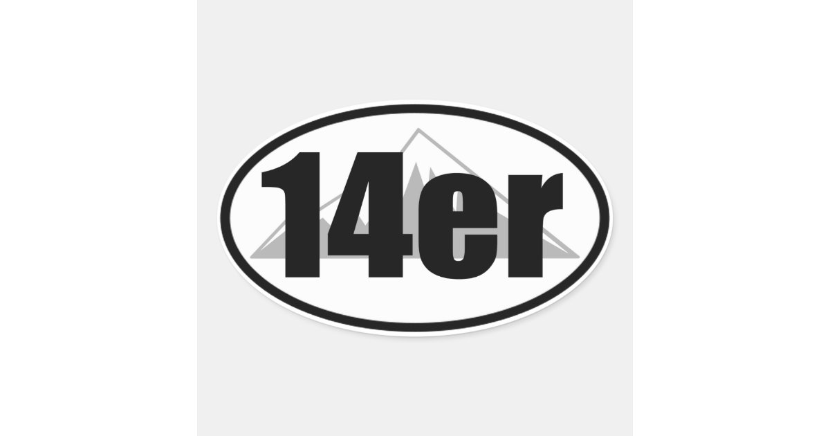14er Sticker | Zazzle