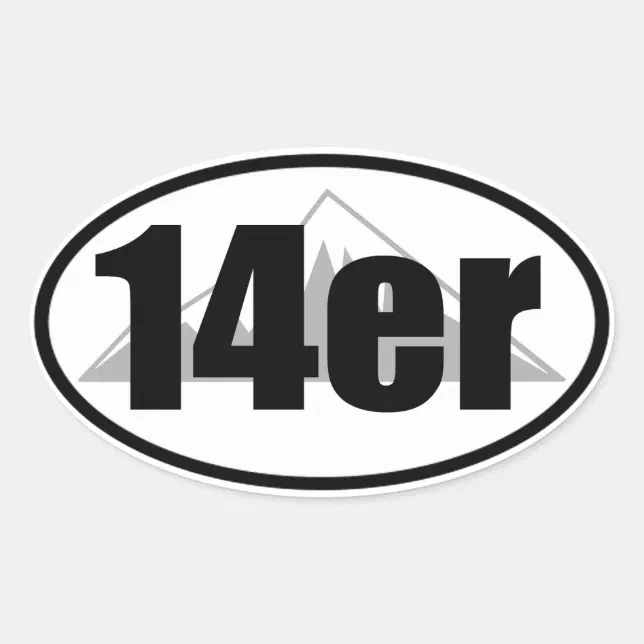 14er Sticker | Zazzle