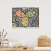 1581 World Map Poster | Zazzle