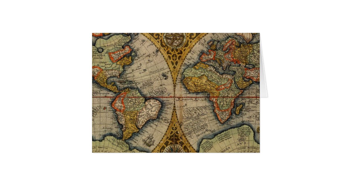 1590 world map | Zazzle