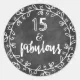 15 & Fabulous 15th Birthday Custom Stickers | Zazzle