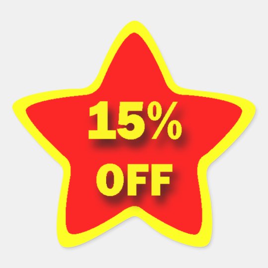 15% OFF Star Stickers | Zazzle.com