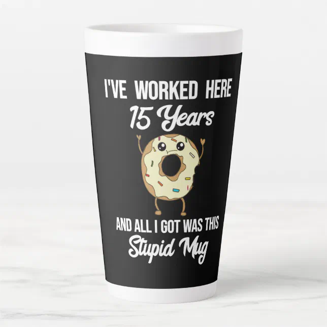 15 Year Work Anniversary Appreciation Gift Mug | Zazzle