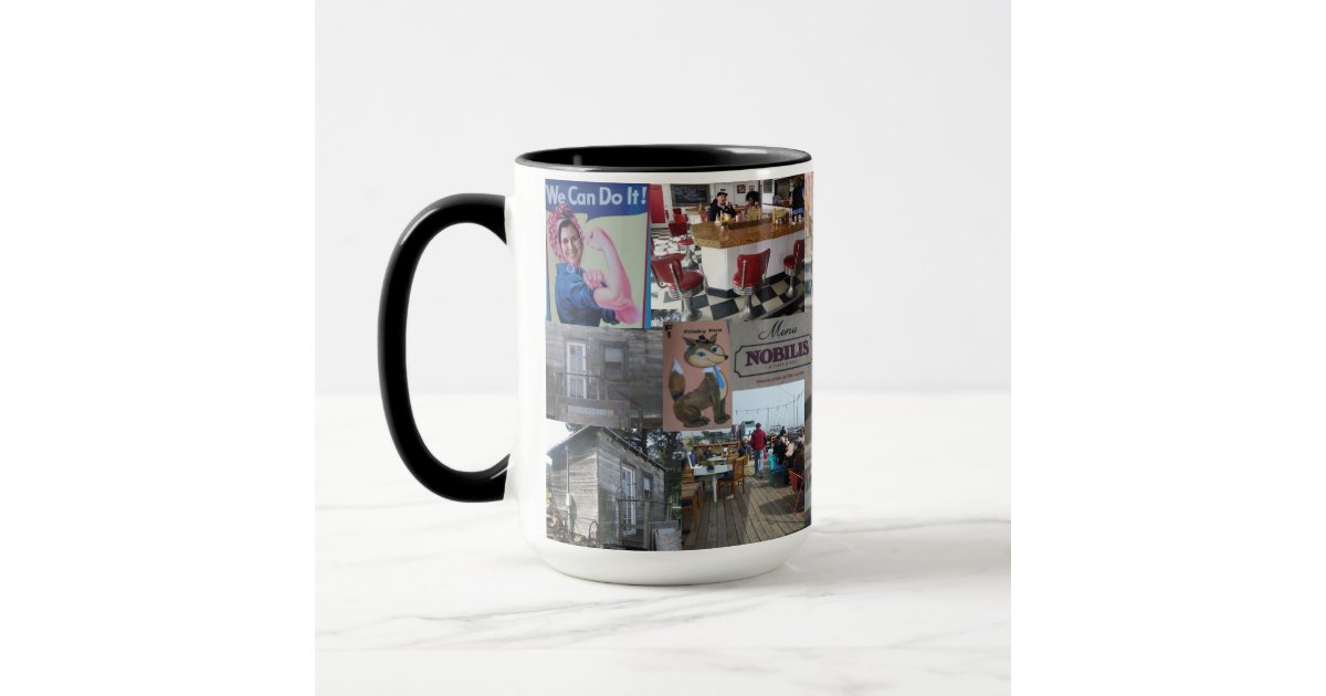15oz Combo Custom Coffee Photo Mug By Zazz_it | Zazzle