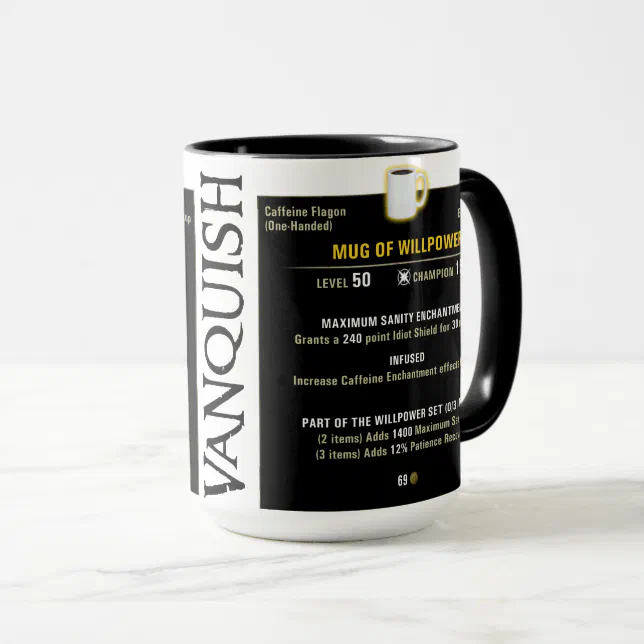 15oz Mug of Willpower | Zazzle