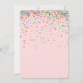 15th Birthday Party confetti Invitation | Zazzle
